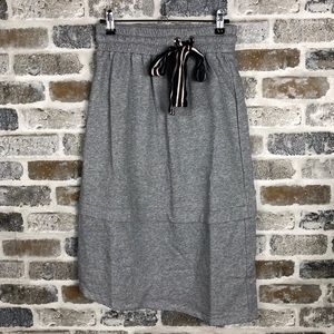 GREY LAB | Skirts | Nwt Grey Lab Layered Stripe Drawstring Skirt Small ...